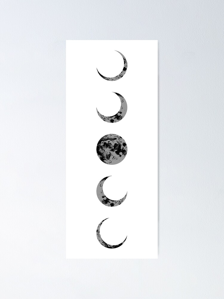 "Moon Phases - Jimin Inspired" Poster for Sale by YOSHFRIDAYS | Redbubble