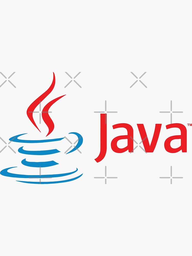 Java Programming Languange Logo Sticker For Sale By Hopeofsoul Redbubble 