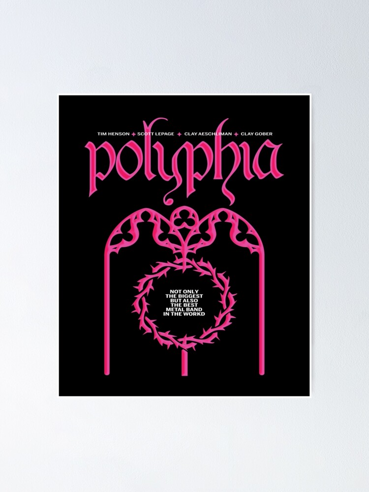 "Polyphia Merch Polyphia Merch tees" Poster for Sale by elizabethb33 ...