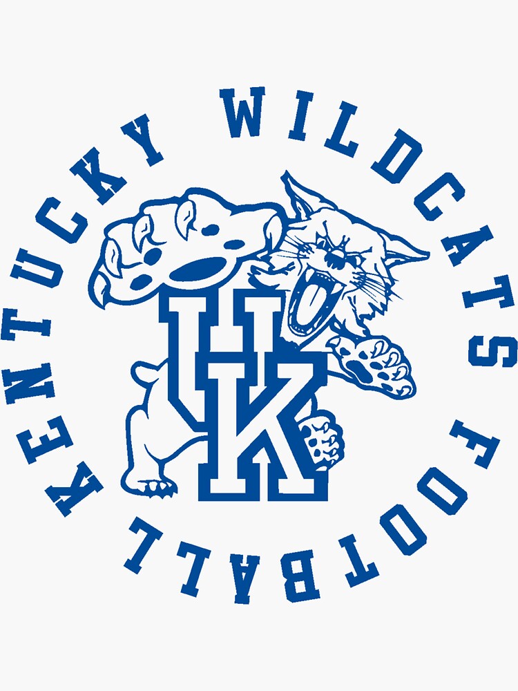 "Kentucky wildcats football logo" Sticker for Sale by AichaLoveSpring ...