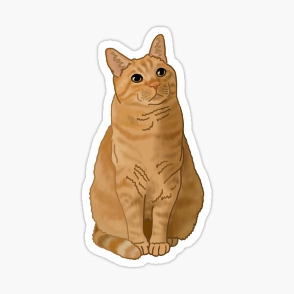 "Ginger Cat" Sticker for Sale by Lilystreet | Redbubble