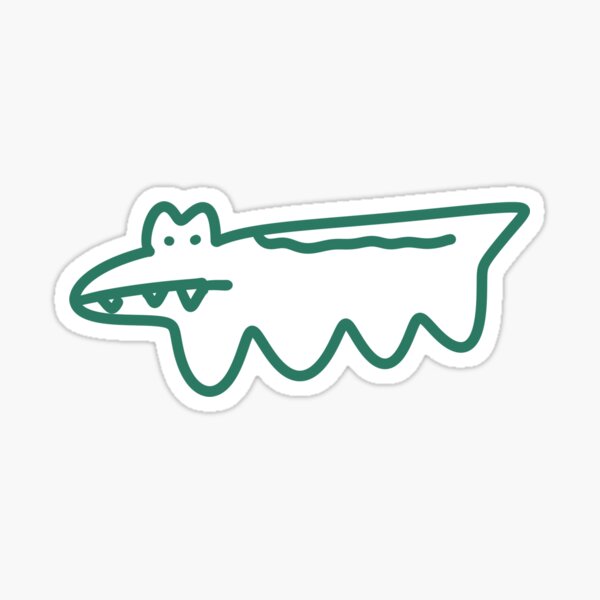 "Gator-tot" Sticker for Sale by mak-hamlet | Redbubble
