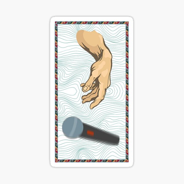"Mic Drop " Sticker for Sale by Kaarnikdesigns | Redbubble