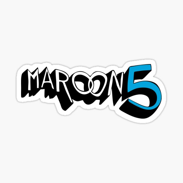 "Maroon 5 logo" Sticker for Sale by mataikalanma | Redbubble
