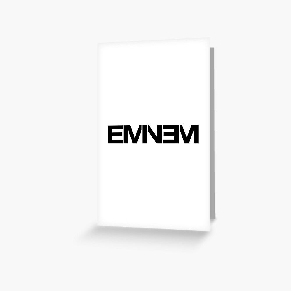 "eminem logo" Greeting Card for Sale by mataikalanma | Redbubble