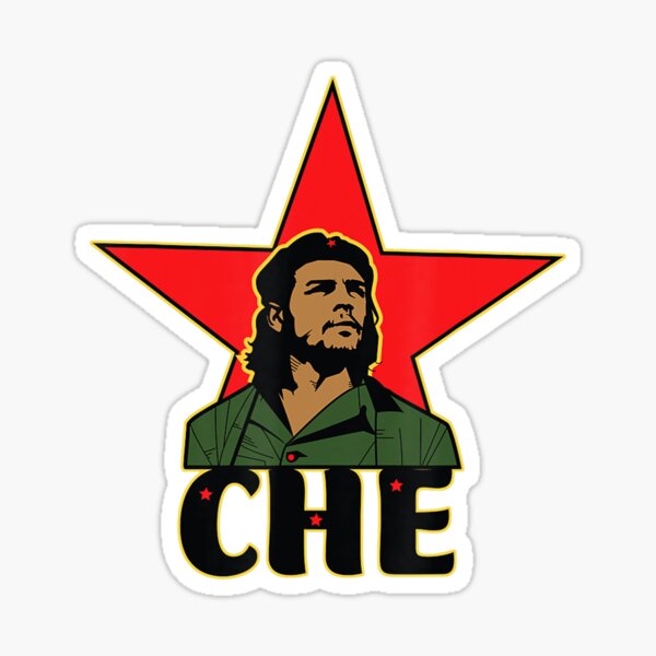 "Che Guevara Revolutionary " Sticker for Sale by oliveuvmaris | Redbubble
