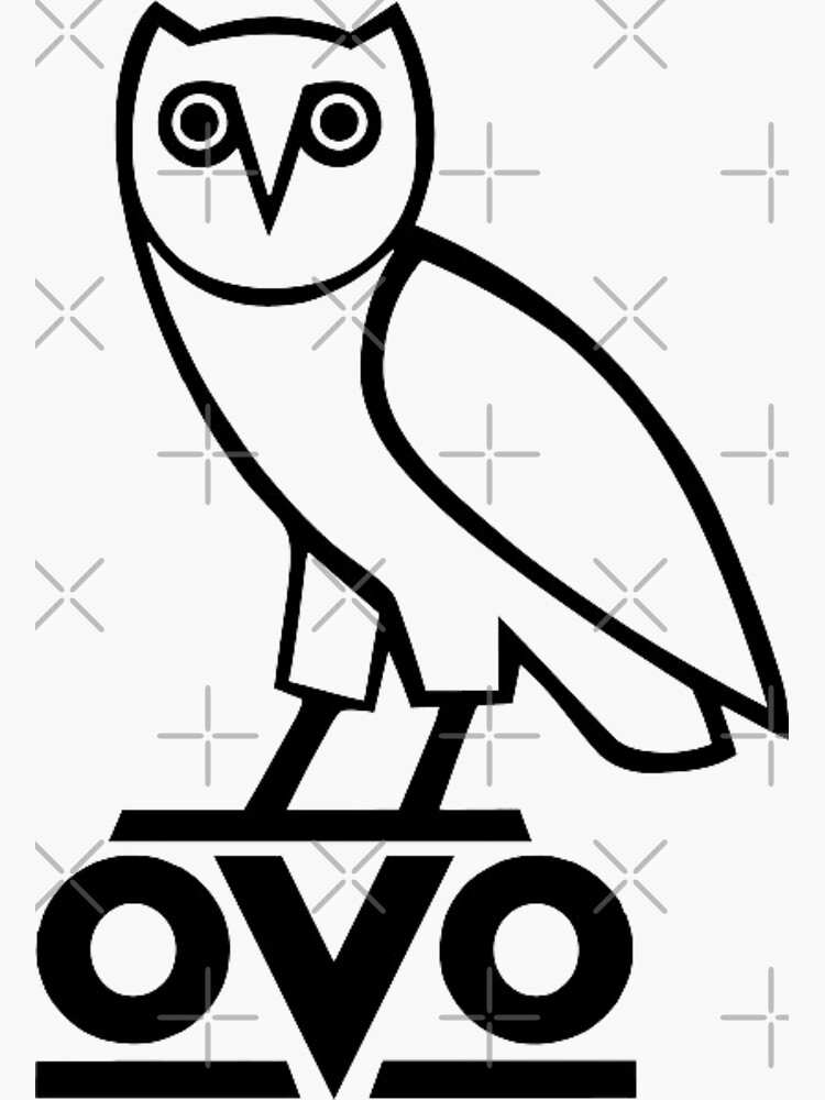 "O V O Owl OF Drake" Sticker for Sale by AkshayChandel | Redbubble