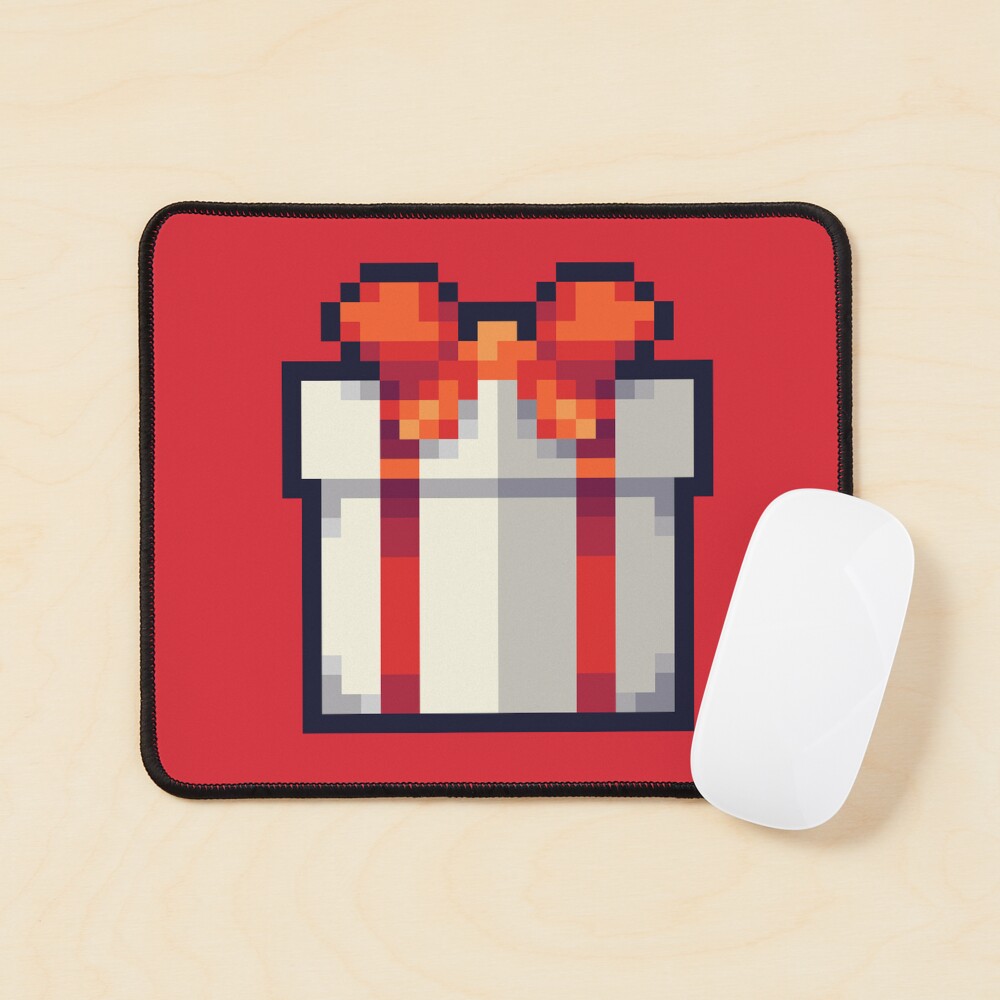 "Pixel Present" Sticker for Sale by chipdesigns | Redbubble