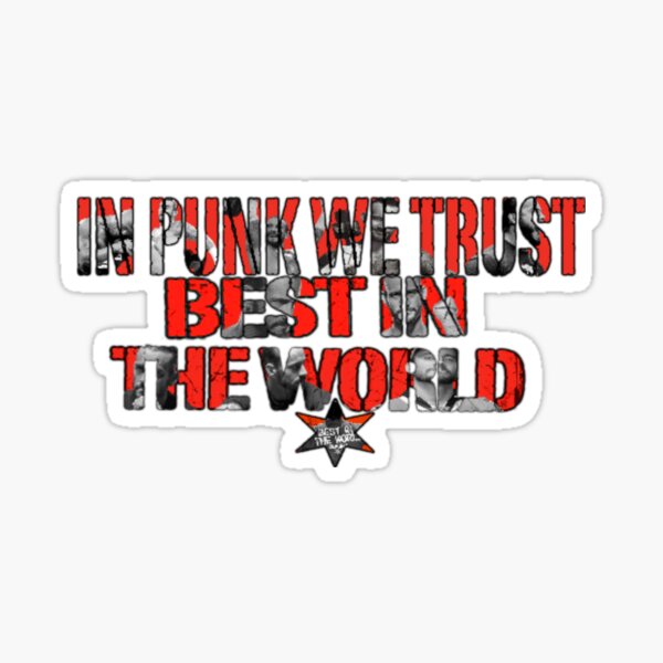 "Wwe Cm Punk Logo Cm Punk T -shirt design " Sticker for Sale by ...