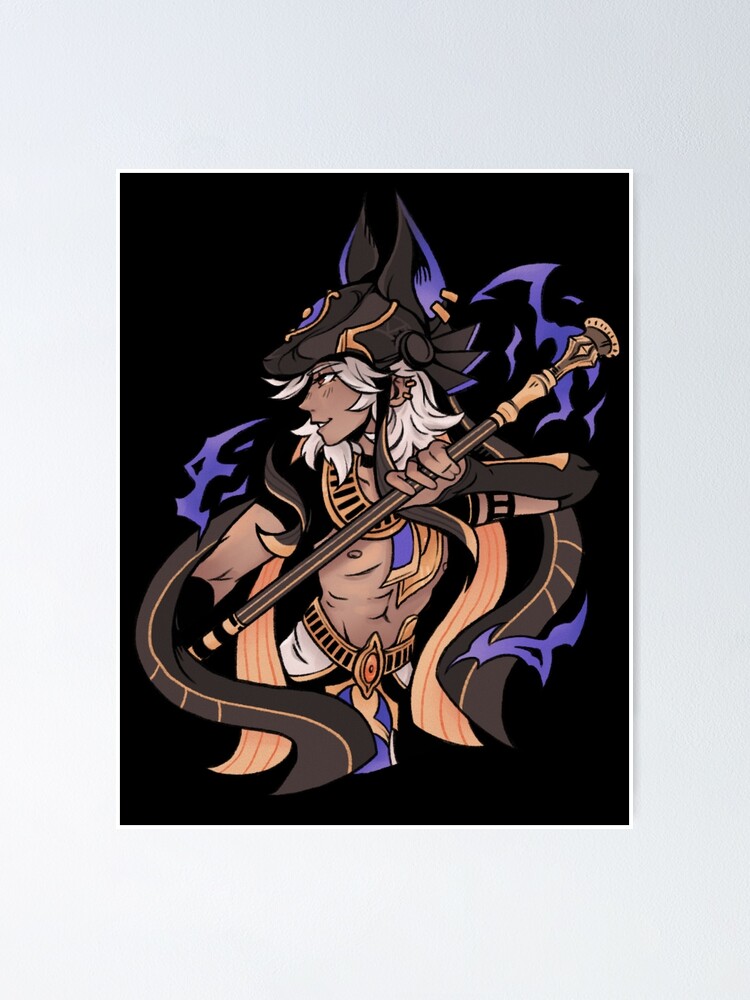 "Cyno - Genshin Impact" Poster for Sale by kyahyn | Redbubble