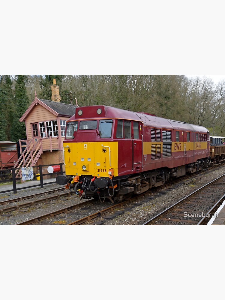 "Class 31 loco 31466 at Highley Station" Sticker for Sale by ...