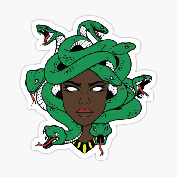 "medusa " Sticker for Sale by santosward131 | Redbubble