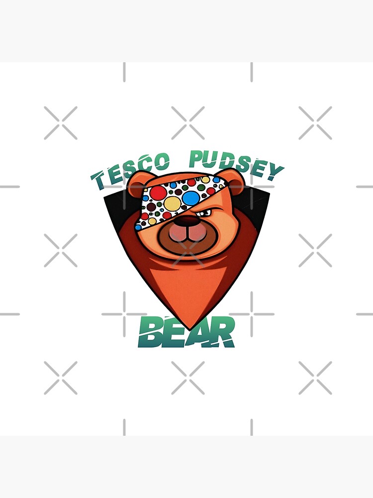 "Tesco Pudsey Bear" Poster for Sale by Vlaki | Redbubble
