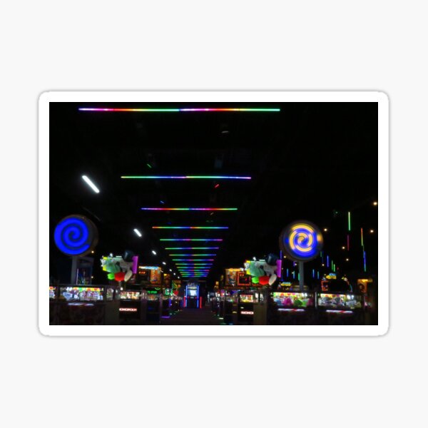 "Amusement Illuminations" Sticker for Sale by wiggyofipswich | Redbubble