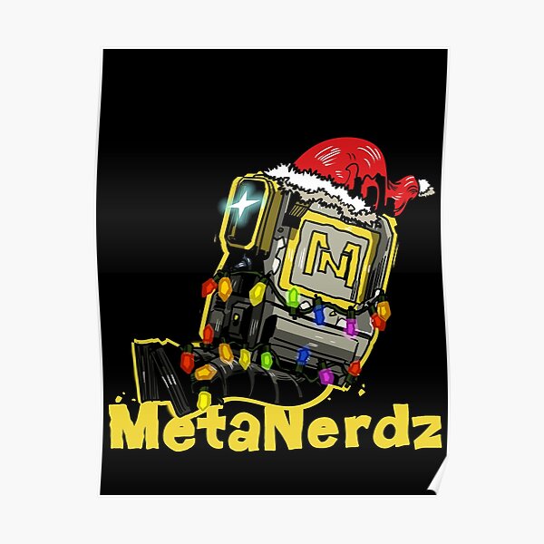 "Christmas Gonk with Yellow Outline" Poster for Sale by MetaNerdz ...