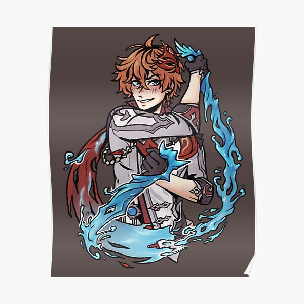 "Childe - Genshin Impact" Poster for Sale by kyahyn | Redbubble