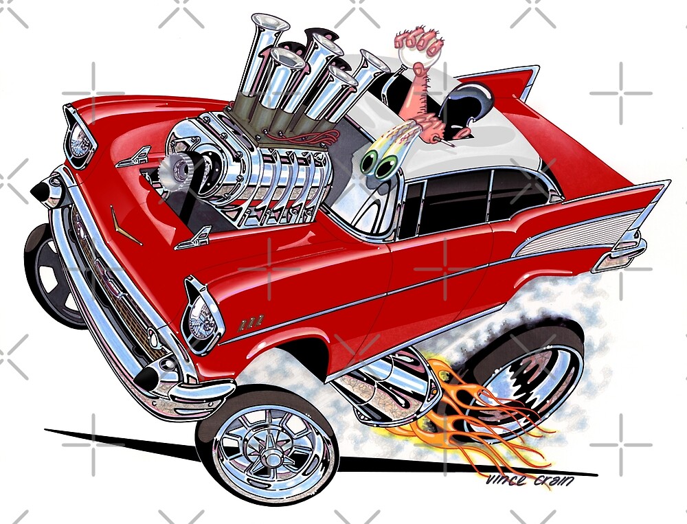"Vince Crain High Octane Art Revvin 57" by vincecrain | Redbubble