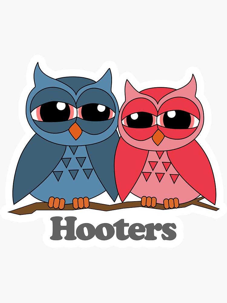 "Hooters" Sticker for Sale by vectorbay | Redbubble