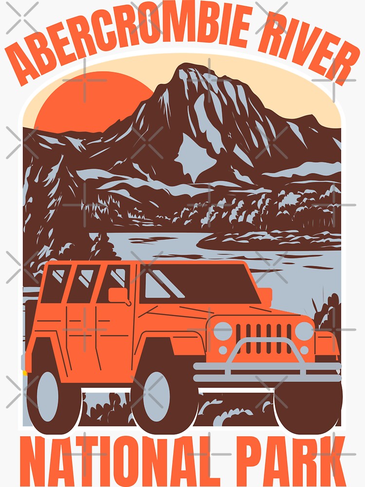 "Abercrombie River National Park " Sticker for Sale by retrotravelart ...