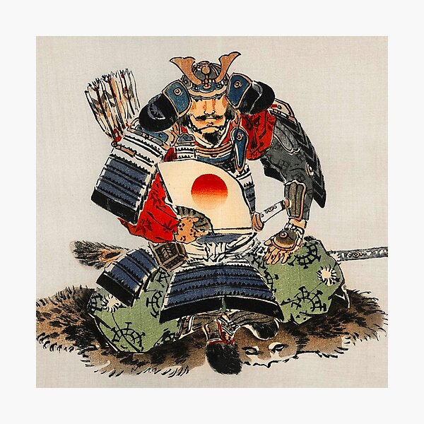 "Japanese Daimyo - Traditional Japanese Folk Art" Photographic Print ...