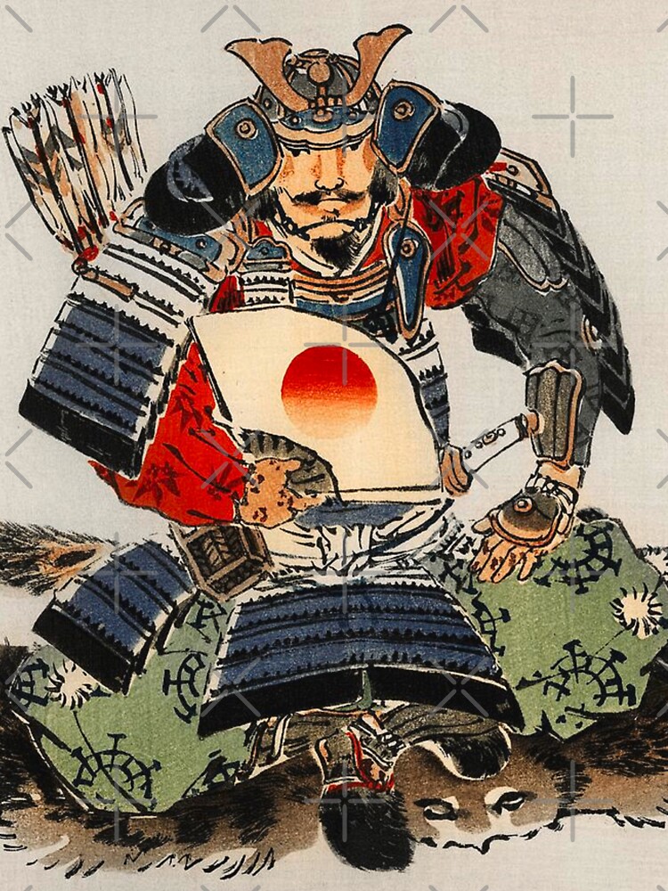 "Japanese Daimyo - Traditional Japanese Folk Art" T-shirt for Sale by ...