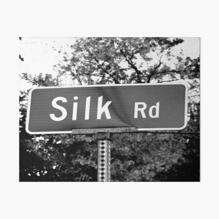"A Street Sign Named Silk" Art Board Print by jcwest | Redbubble