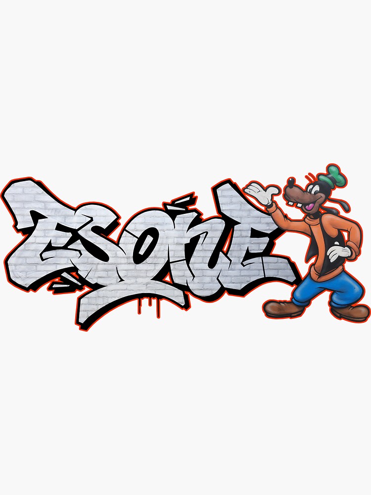 "ESONE GRAFFITI " Sticker for Sale by GraffitiBomberZ | Redbubble