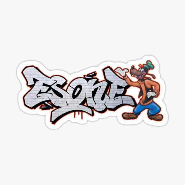 "ESONE GRAFFITI " Sticker for Sale by GraffitiBomberZ | Redbubble