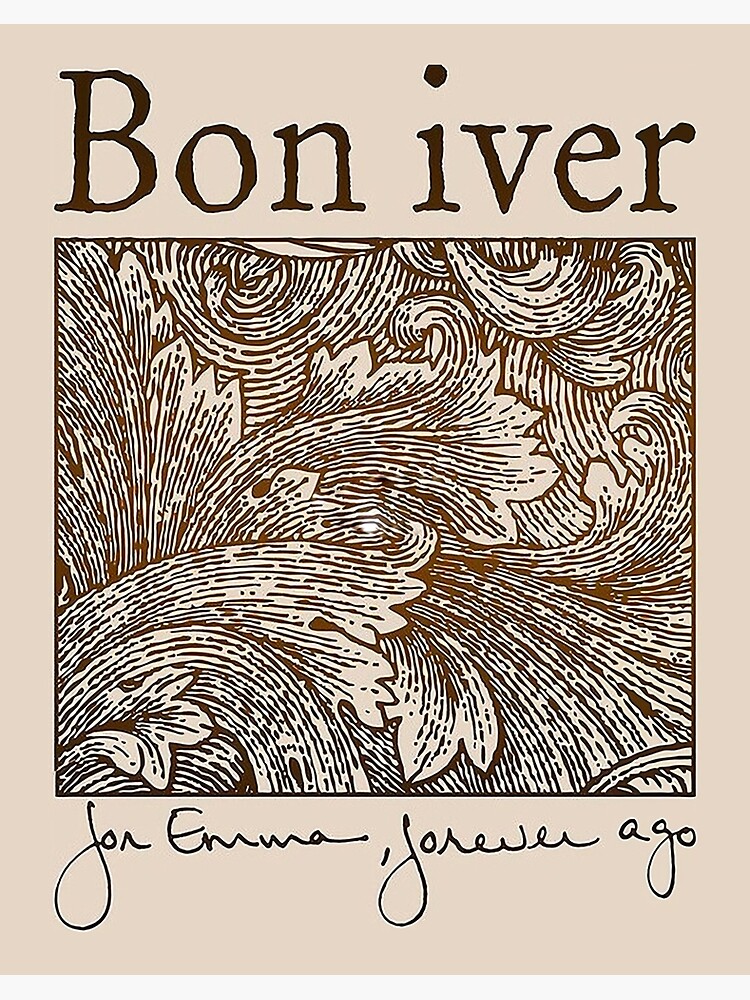 "Bon Iver - For Emma, Forever Ago" Art Board Print for Sale by Braulio ...