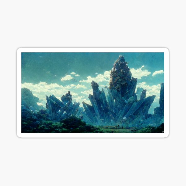 "Crystal City" Sticker for Sale by RicoInStudios | Redbubble