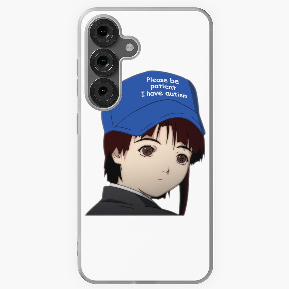 "Please be patient I have autism Lain" Sticker for Sale by cherri00 ...