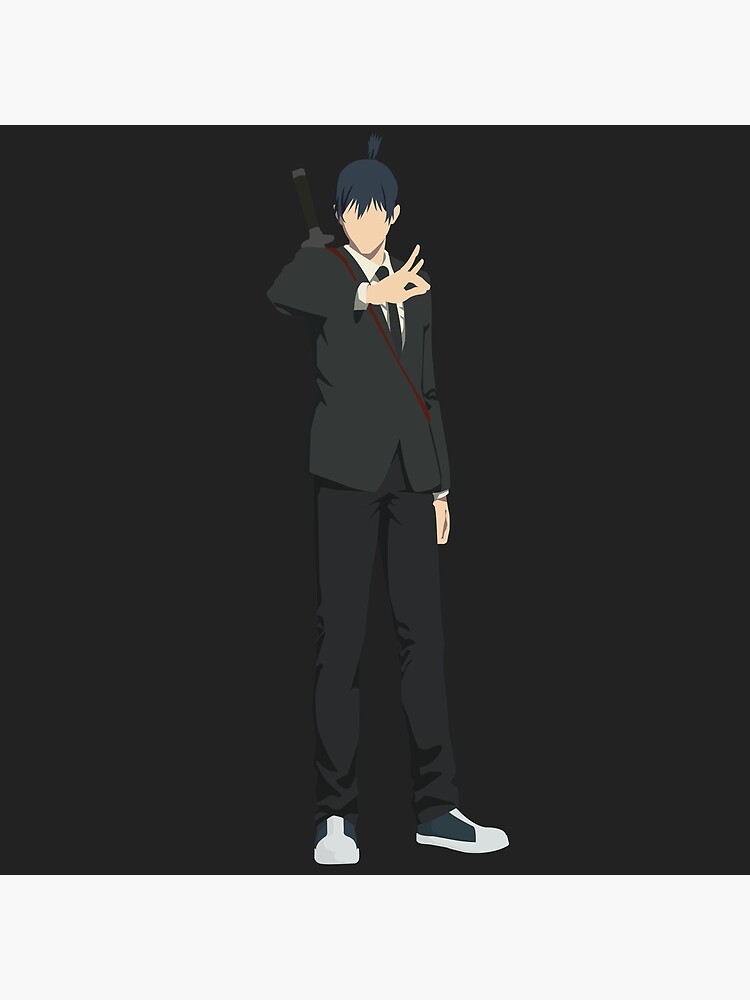 "Chainsaw Man Aki Minimalist" Poster for Sale by rendigart | Redbubble