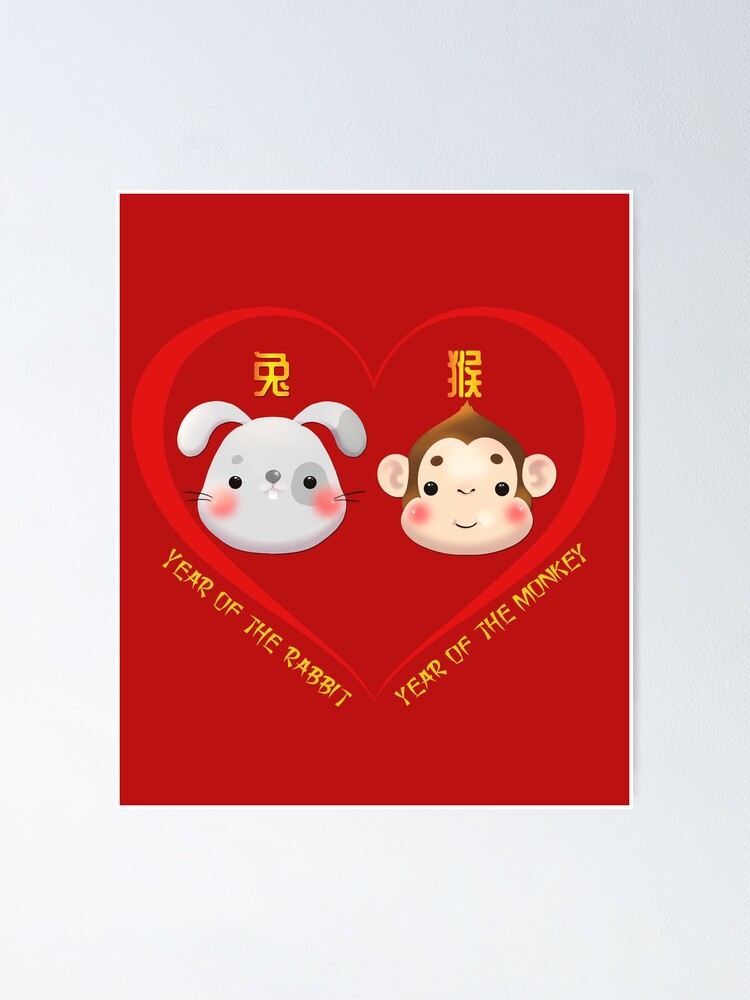 Chinese zodiac rabbit and monkey - Horoscopeaz.com