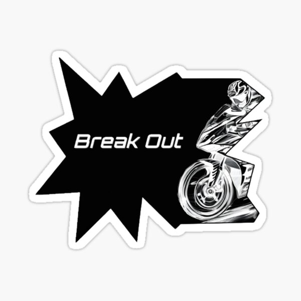 "Bike breakout" Sticker for Sale by SonjadP | Redbubble