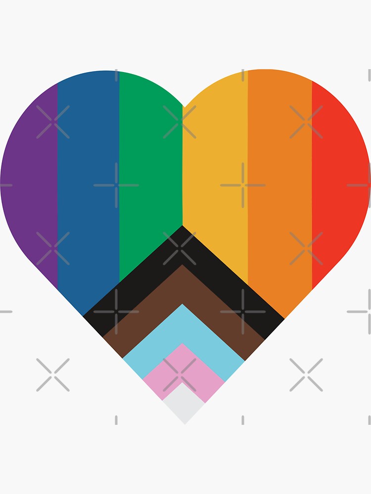 "Progress Pride Flag" Sticker for Sale by Alexandr00001 | Redbubble