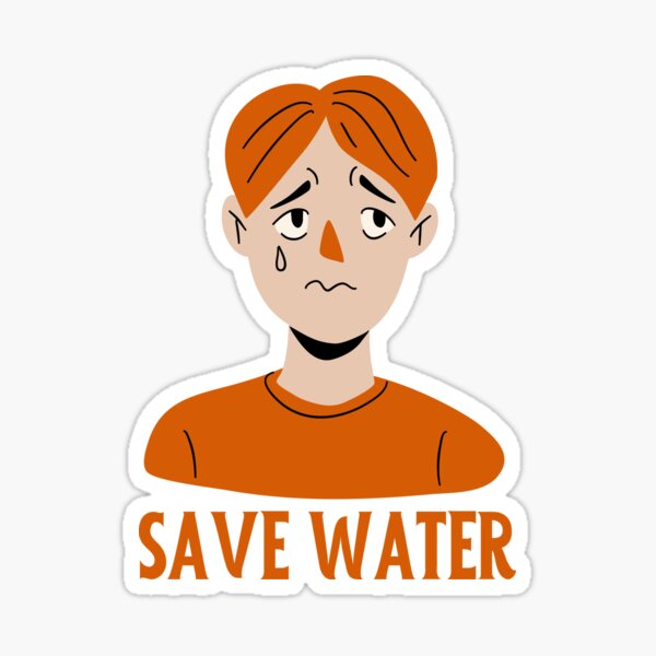 "Save Water Funny Quote" Sticker for Sale by vintagehumour | Redbubble