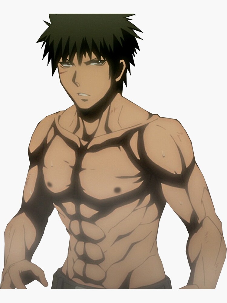 "Shirtless Tadaomi Karasuma (Assassination Classroom)" Sticker for Sale ...