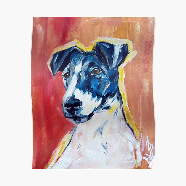 "Dugo the dog" Poster for Sale by Gubolas | Redbubble