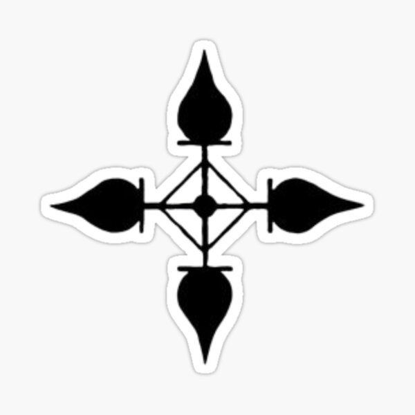 "Chrollo cross" Sticker for Sale by Peponji | Redbubble