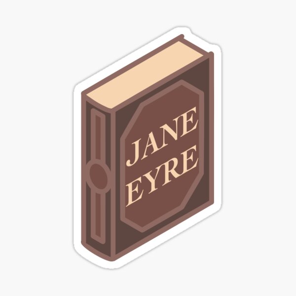"Jane Eyre by Charlotte Brontë" Sticker for Sale by Rodricktheplant ...