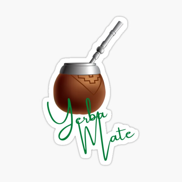 "Yerba Mate" Sticker for Sale by CoolEmixDesigne | Redbubble