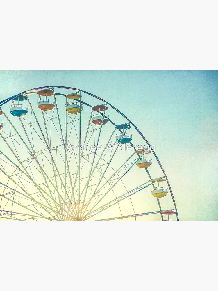 "Ferris Wheel" Framed Art Print for Sale by Andrea Anderegg | Redbubble