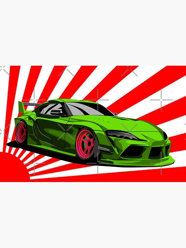 "SUPRA MK5 A90 jdm" Sticker for Sale by ASAKDESIGNS | Redbubble