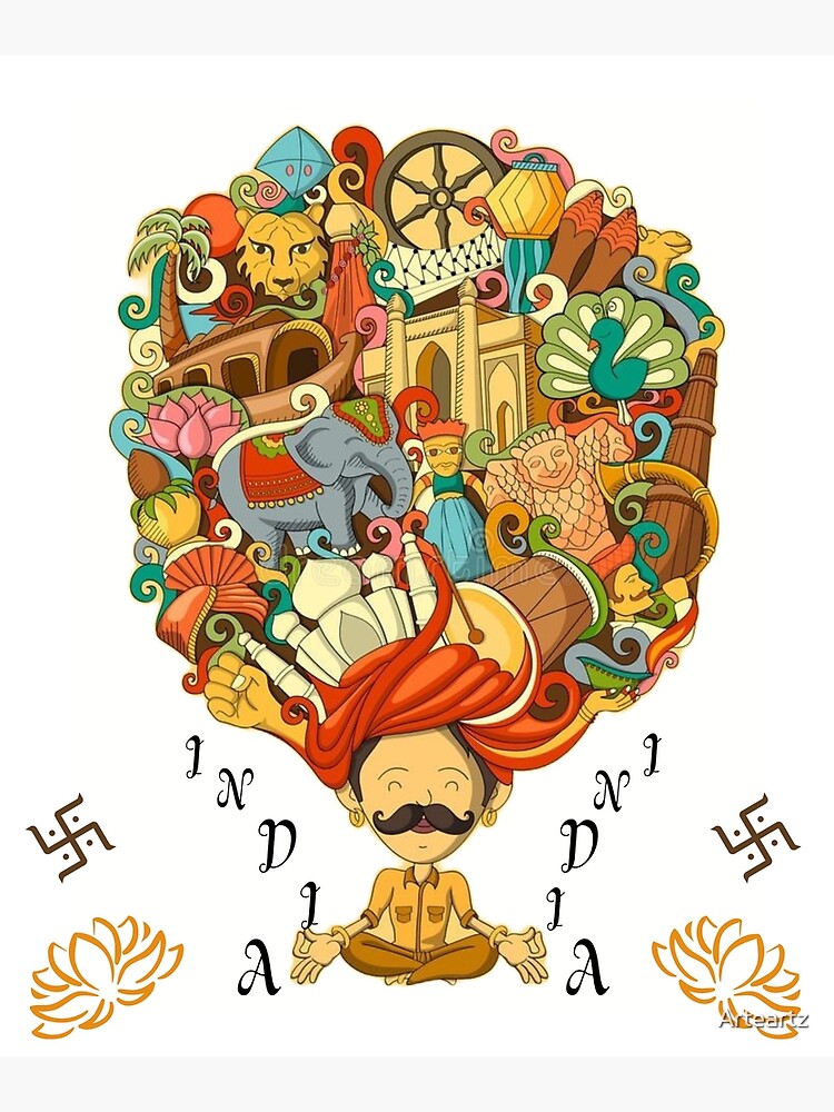 Poster Making On Indian Culture And Heritage