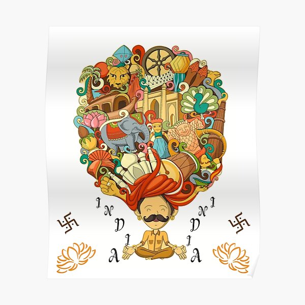 "Culture of india | gift for diverse culture lovers | Indian design ...