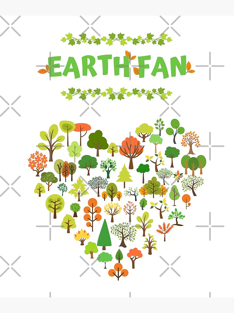 "Earth Fan" Poster for Sale by BlackcherryArt | Redbubble
