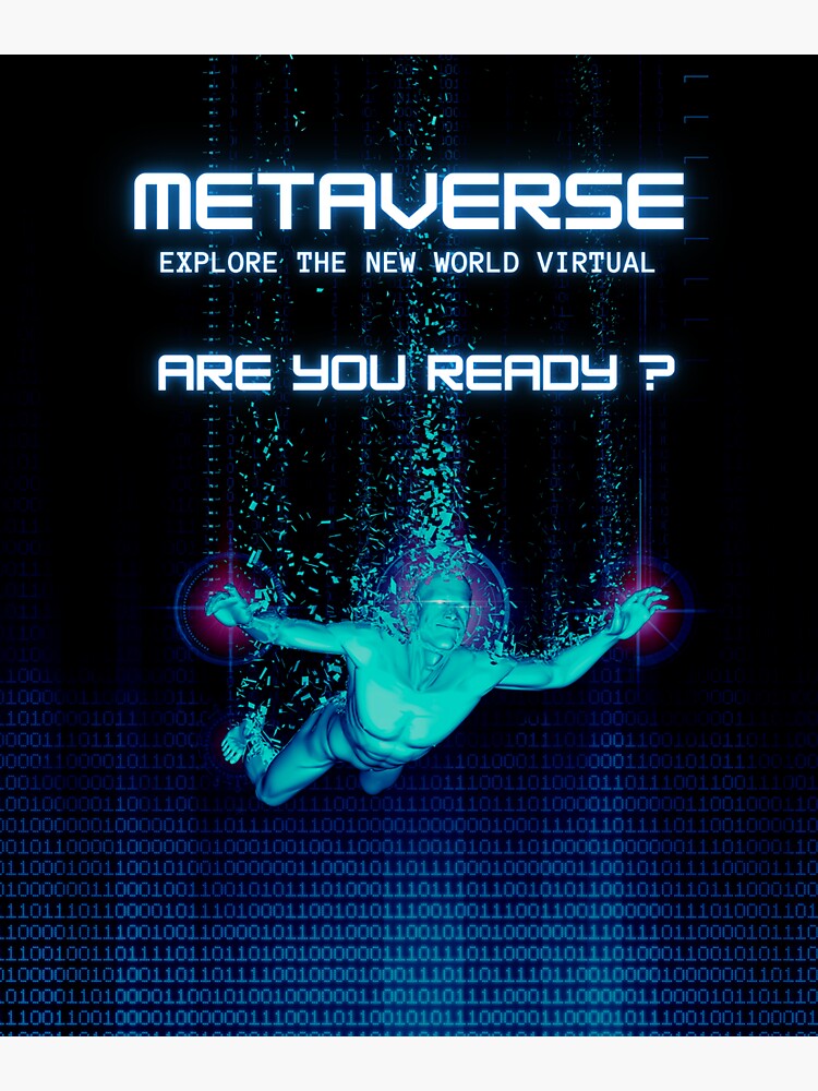 "Metaverse New Word Reality Virtual VR " Sticker for Sale by ...