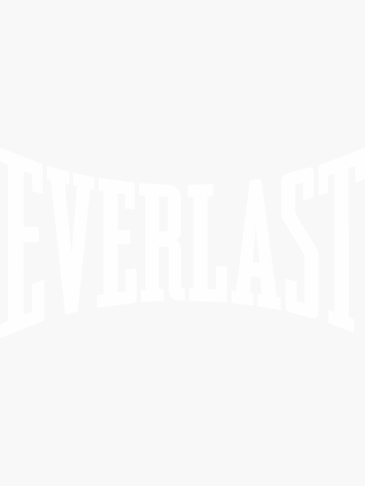 "white script of everlast" Sticker for Sale by pauluscornel | Redbubble