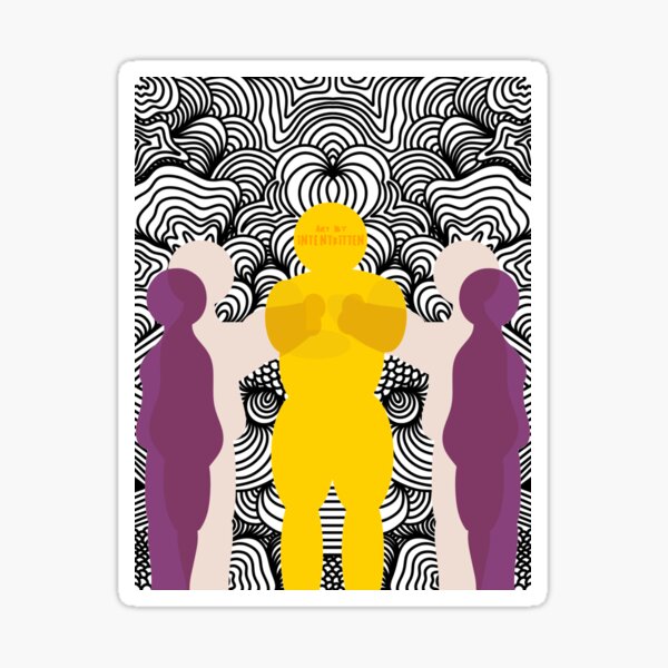 "Healing in progress" Sticker for Sale by niconiche | Redbubble