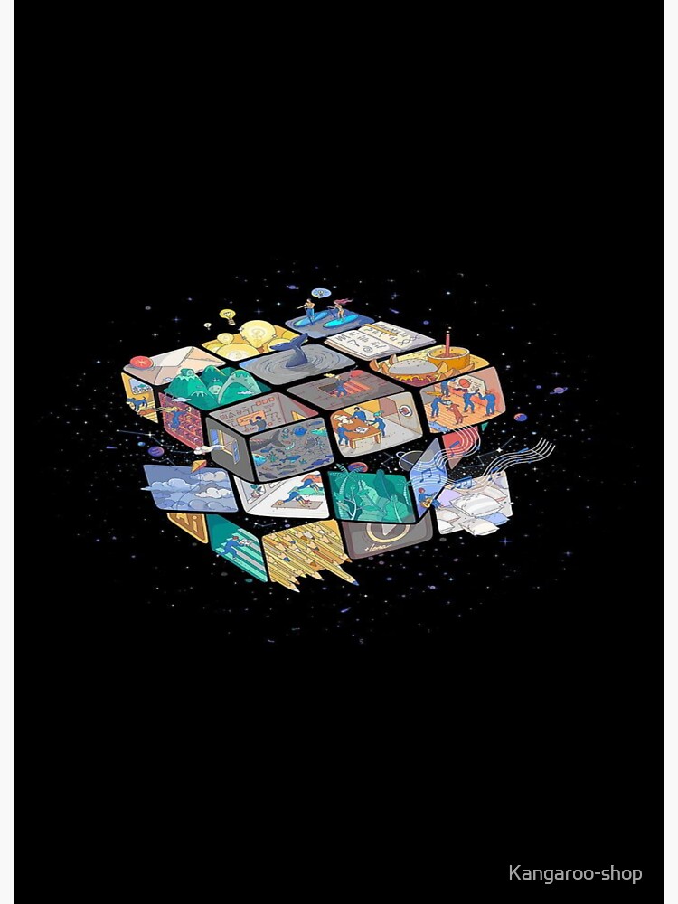 "Rubik's Cube" Sticker for Sale by Kangaroo-shop | Redbubble
